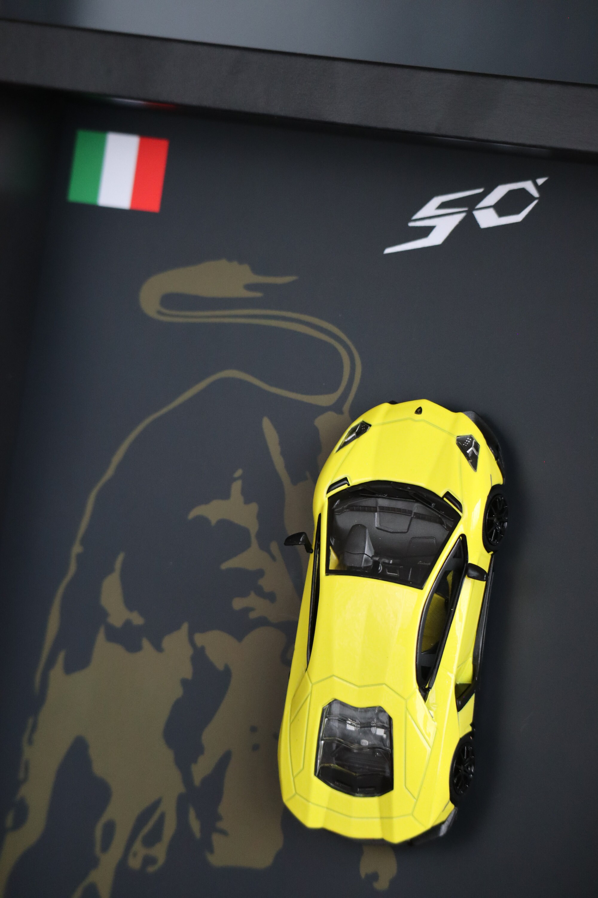 Lamborghini Aventador 50th Aniversario 3D Shadow Box Framed Gift - Etsy