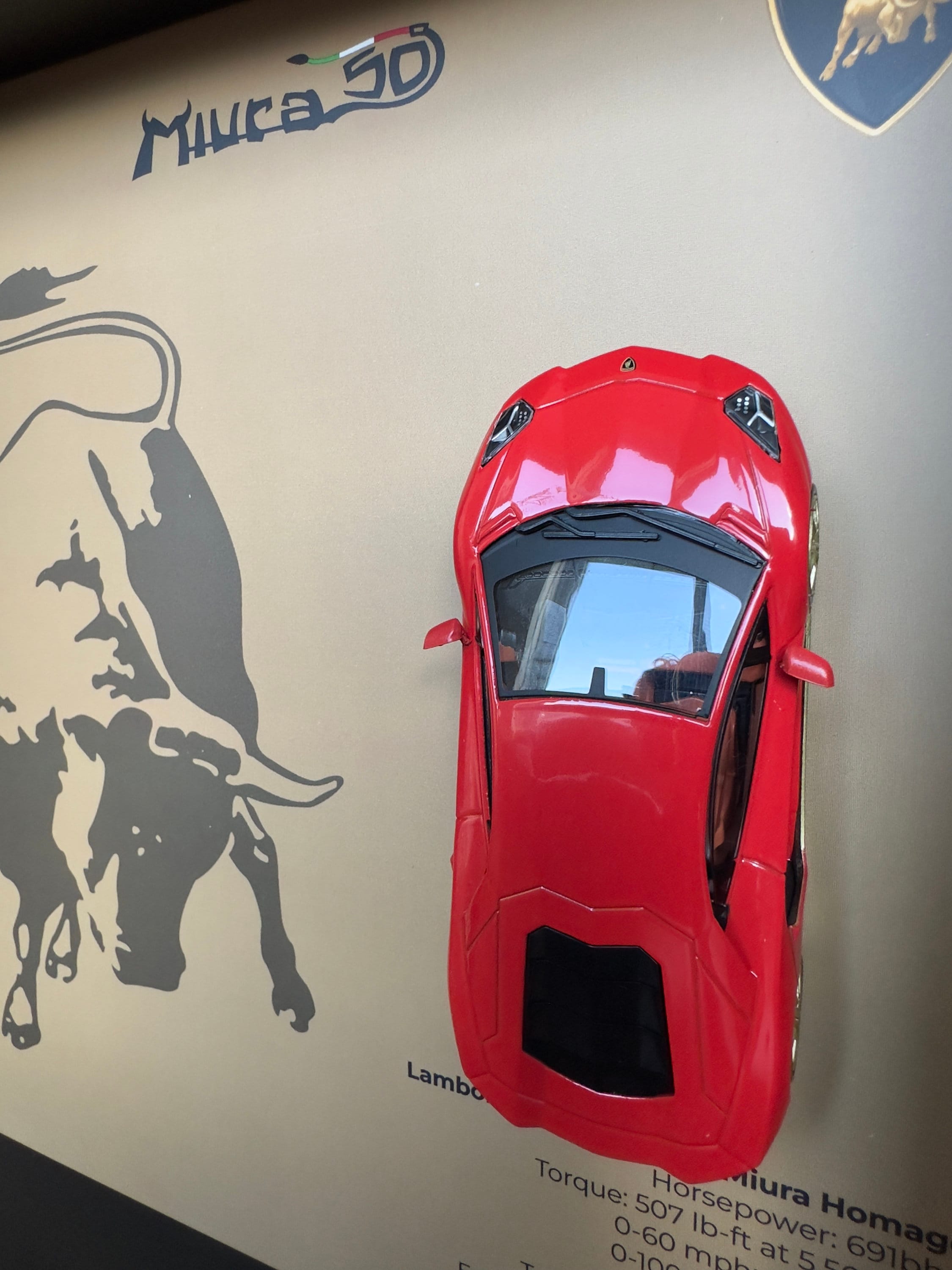 Lamborghini Aventador LP700-40 50th Anniversary Miura Homage 3D Shadow ...