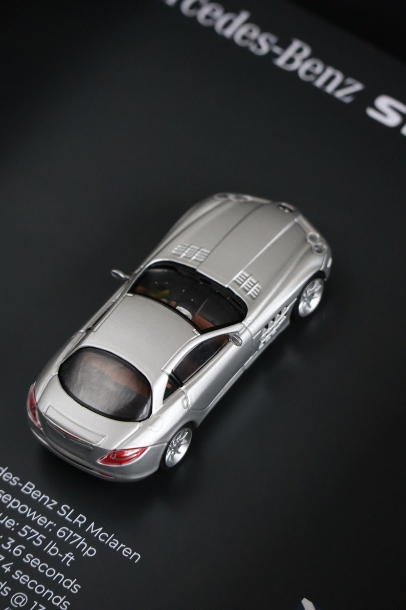 Mercedes Benz SLR Mclaren 3D Shadow Box Framed Gift - Etsy