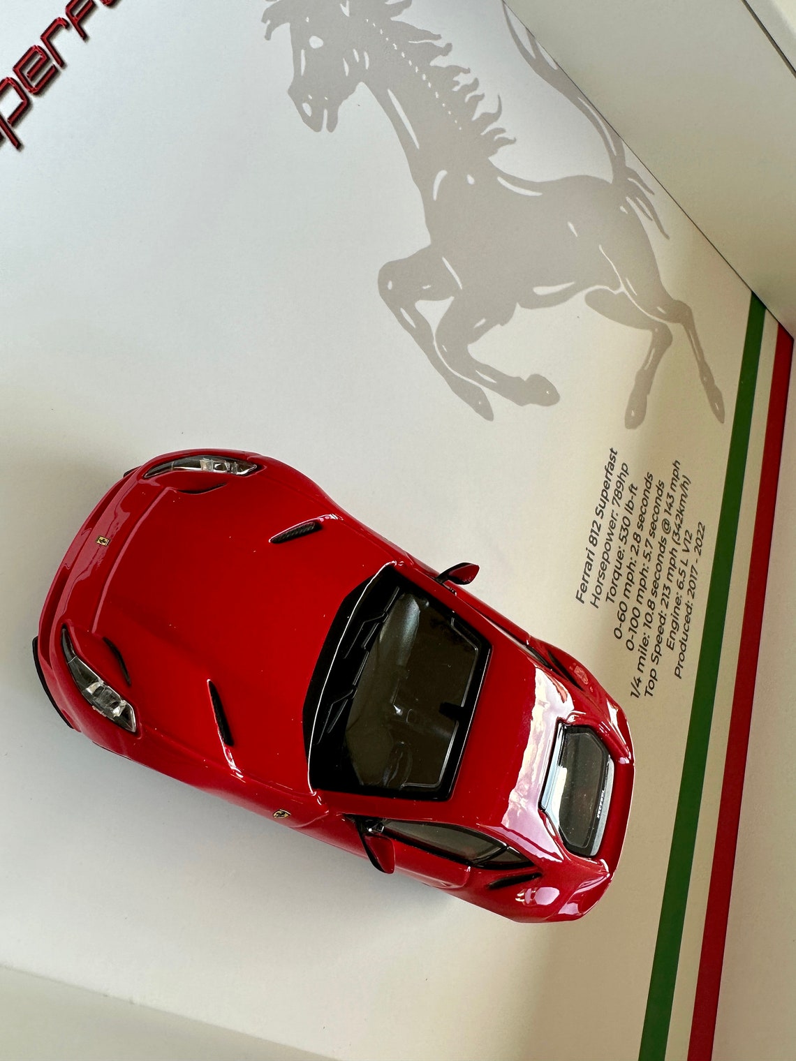 Ferrari 812 Superfast 3D Shadow Box Framed Gift - Etsy