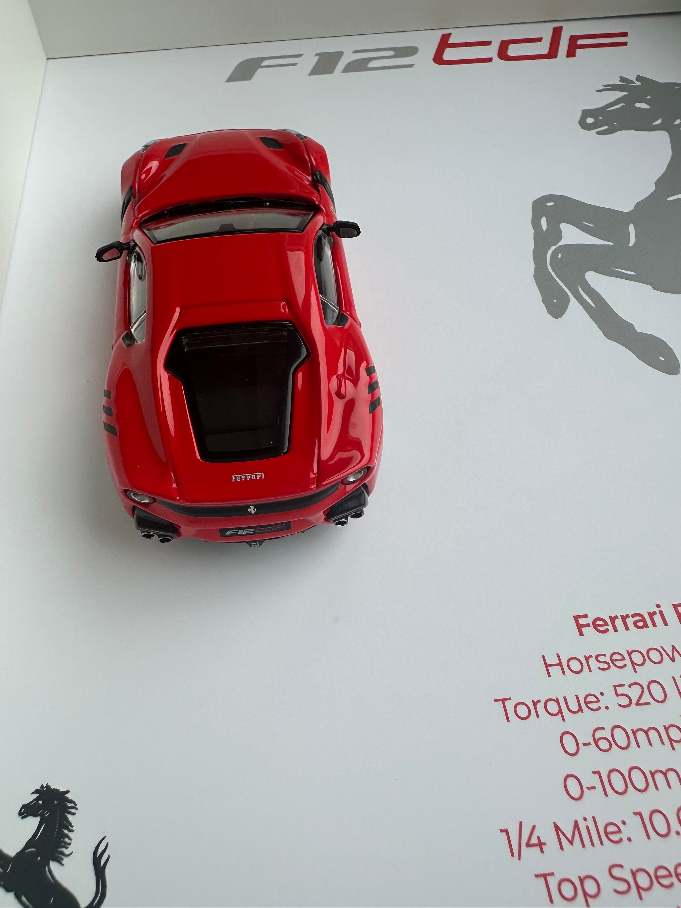 Ferrari F12 TDF 3D Shadow Box Framed Gift - Etsy