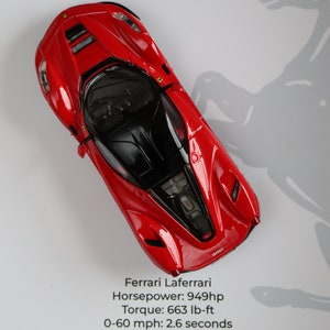 Ferrari Laferrari 3D Shadow Box Framed Gift - Etsy