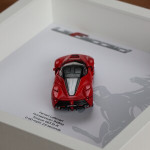 Ferrari Laferrari 3D Shadow Box Framed Gift - Etsy