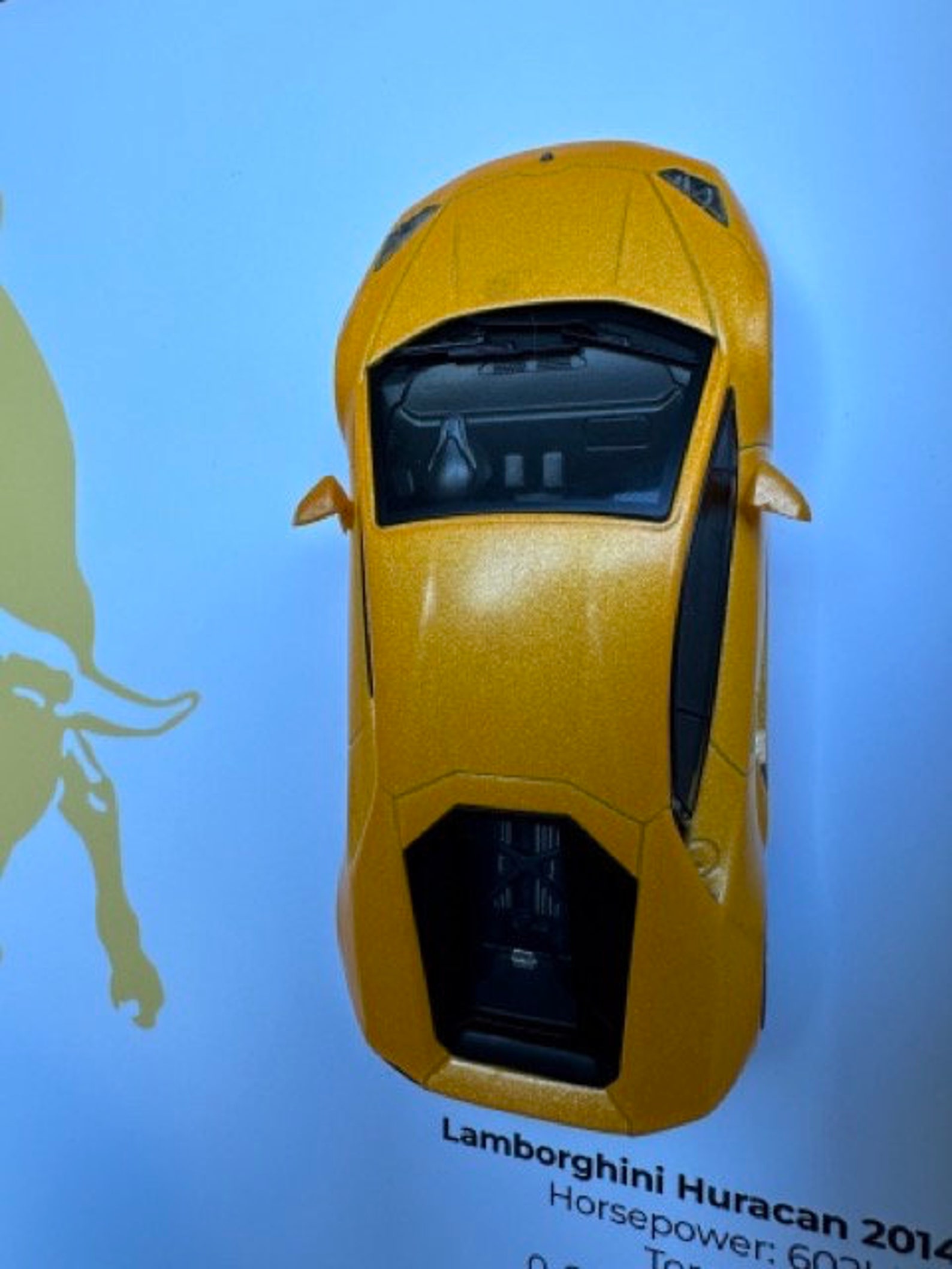 Lamborghini Hurracan Yellow 3D Shadow Box Framed Gift Car - Etsy