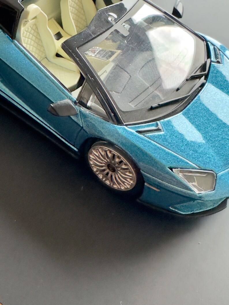 Lamborghini Aventador S Roadster Blue 3D Shadow Box Framed Gift Car - Etsy