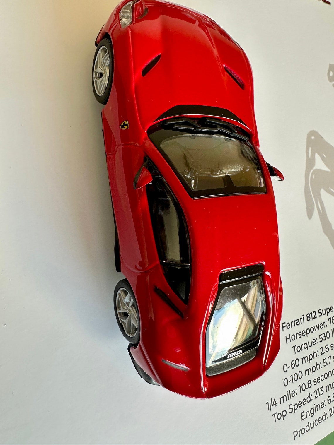 Ferrari 812 Superfast 3D Shadow Box Framed Gift - Etsy