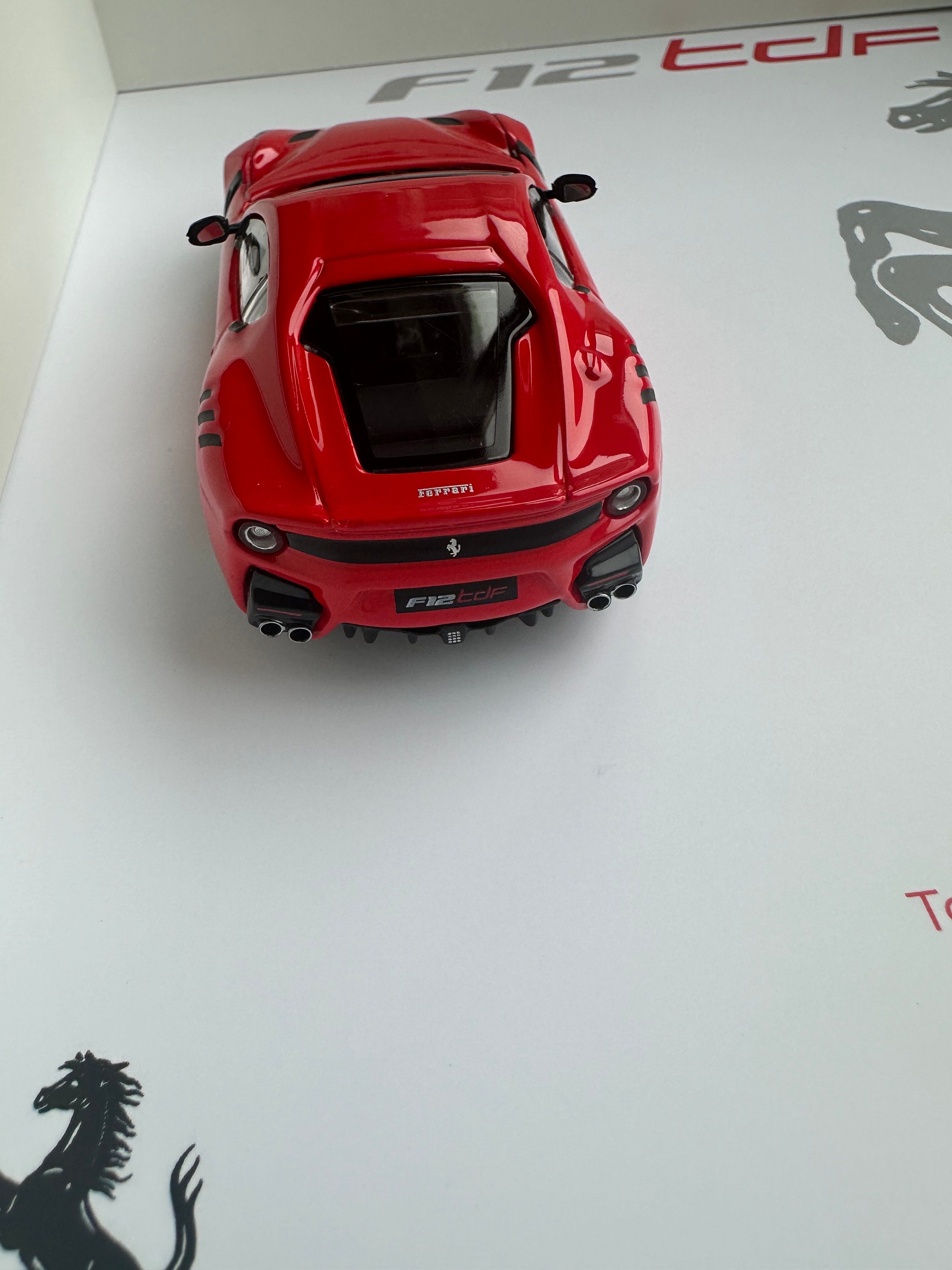 Ferrari F12 TDF 3D Shadow Box Framed Gift - Etsy