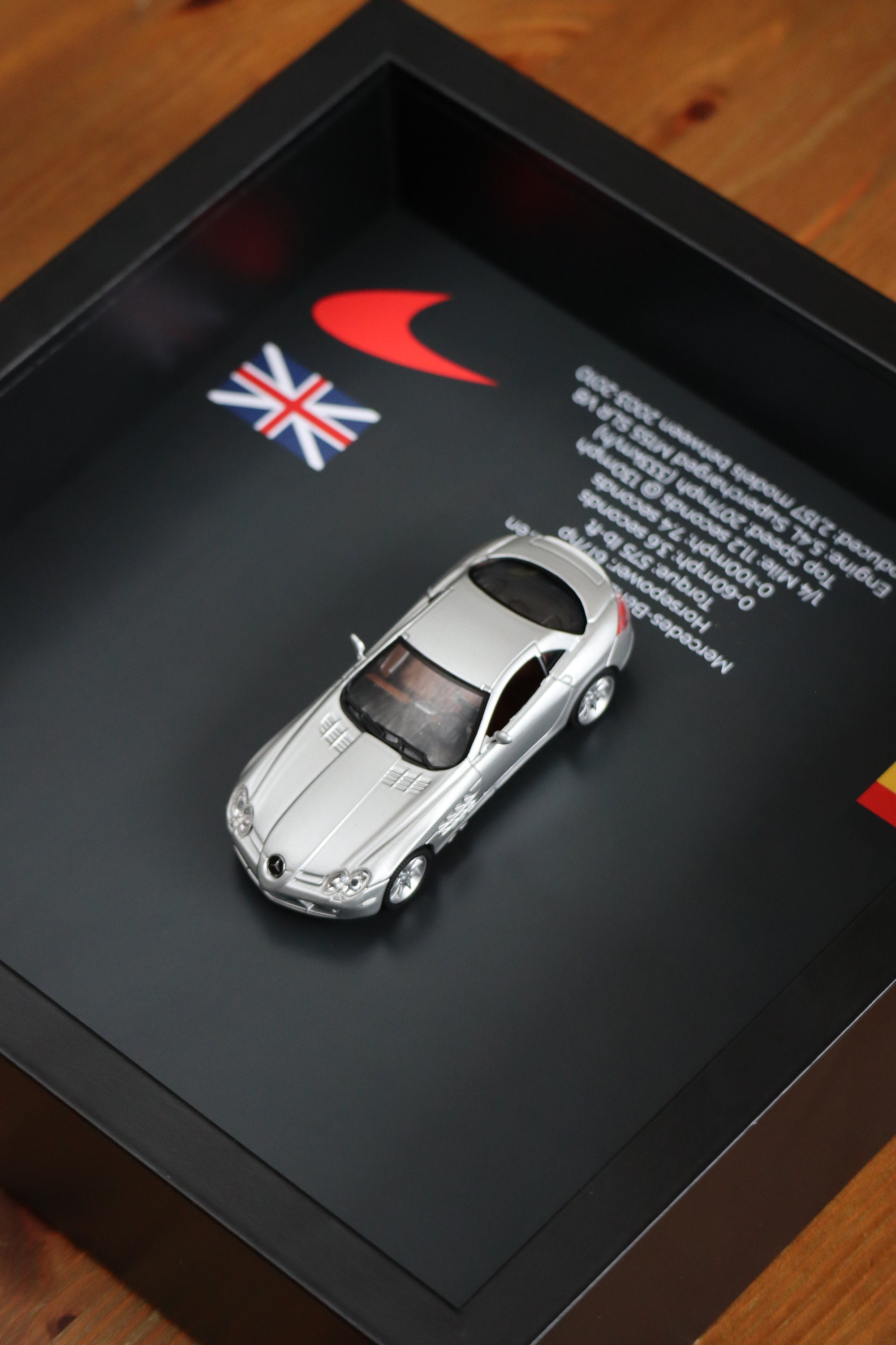 Mercedes Benz SLR Mclaren 3D Shadow Box Framed Gift - Etsy