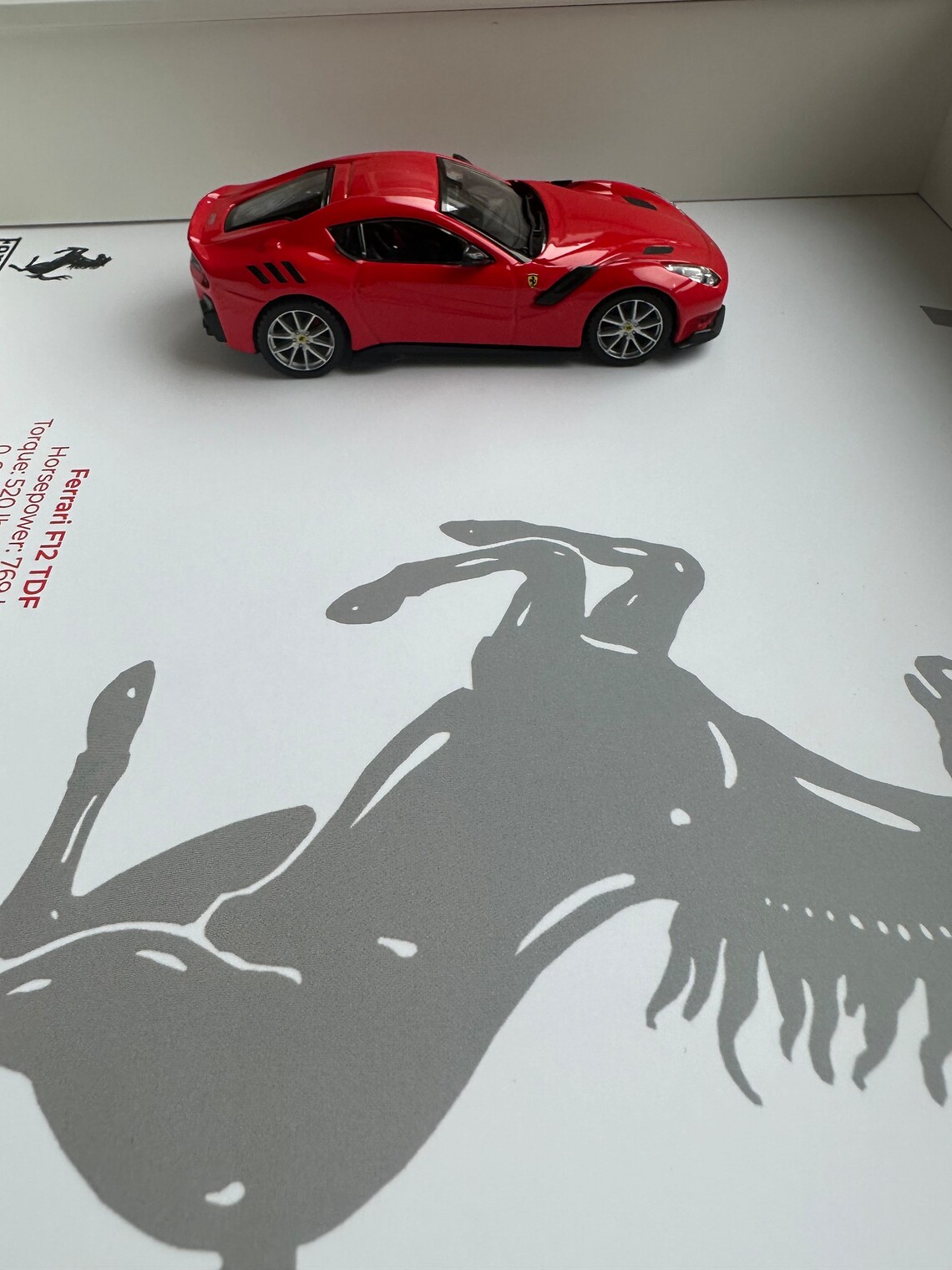 Ferrari F12 TDF 3D Shadow Box Framed Gift - Etsy