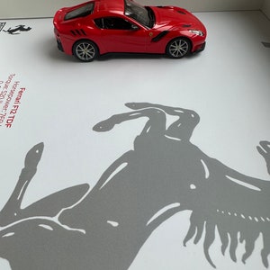 Ferrari F12 TDF 3D Shadow Box Framed Gift - Etsy
