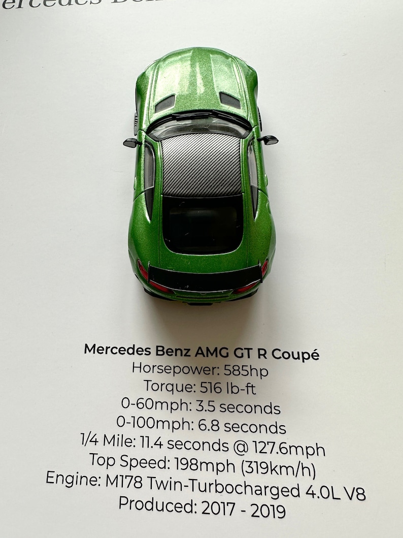 Mercedes Benz AMG GTR 3D Shadow Box Framed Gift - Etsy
