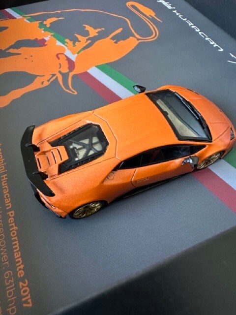 Lamborghini Huracan Performante Orange 3D Shadow Box Framed Gift Car - Etsy