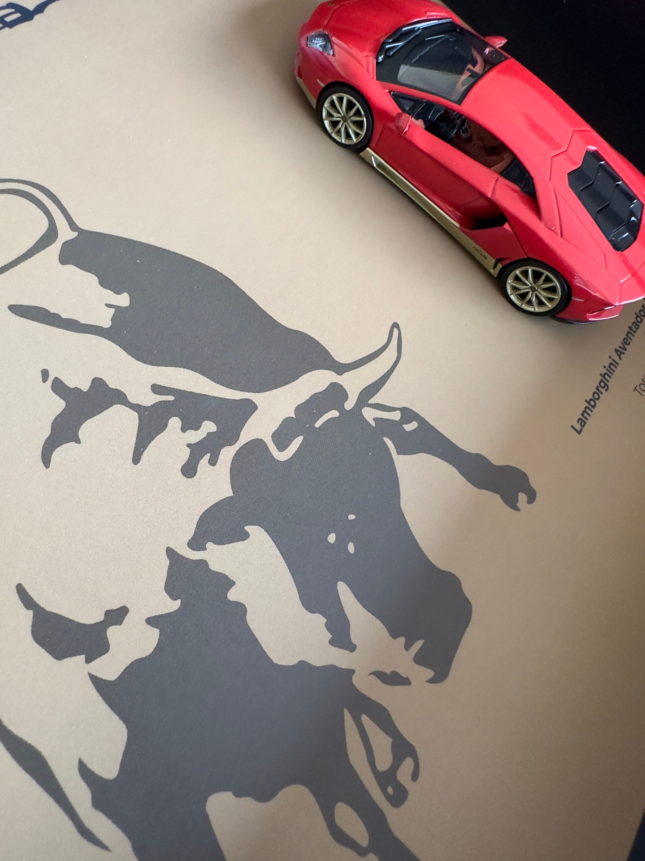 Lamborghini Aventador LP700-40 50th Anniversary Miura Homage 3D Shadow ...