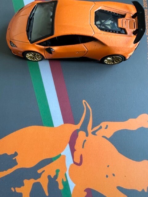 Lamborghini Huracan Performante Orange 3D Shadow Box Framed Gift Car - Etsy