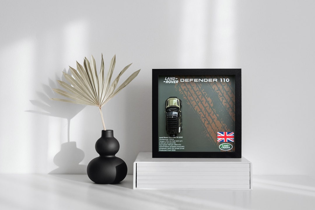 Land Rover Defender 110 2020 Green 3D Shadow Box Framed Gift Car - Etsy