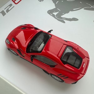 Ferrari F12 TDF 3D Shadow Box Framed Gift - Etsy