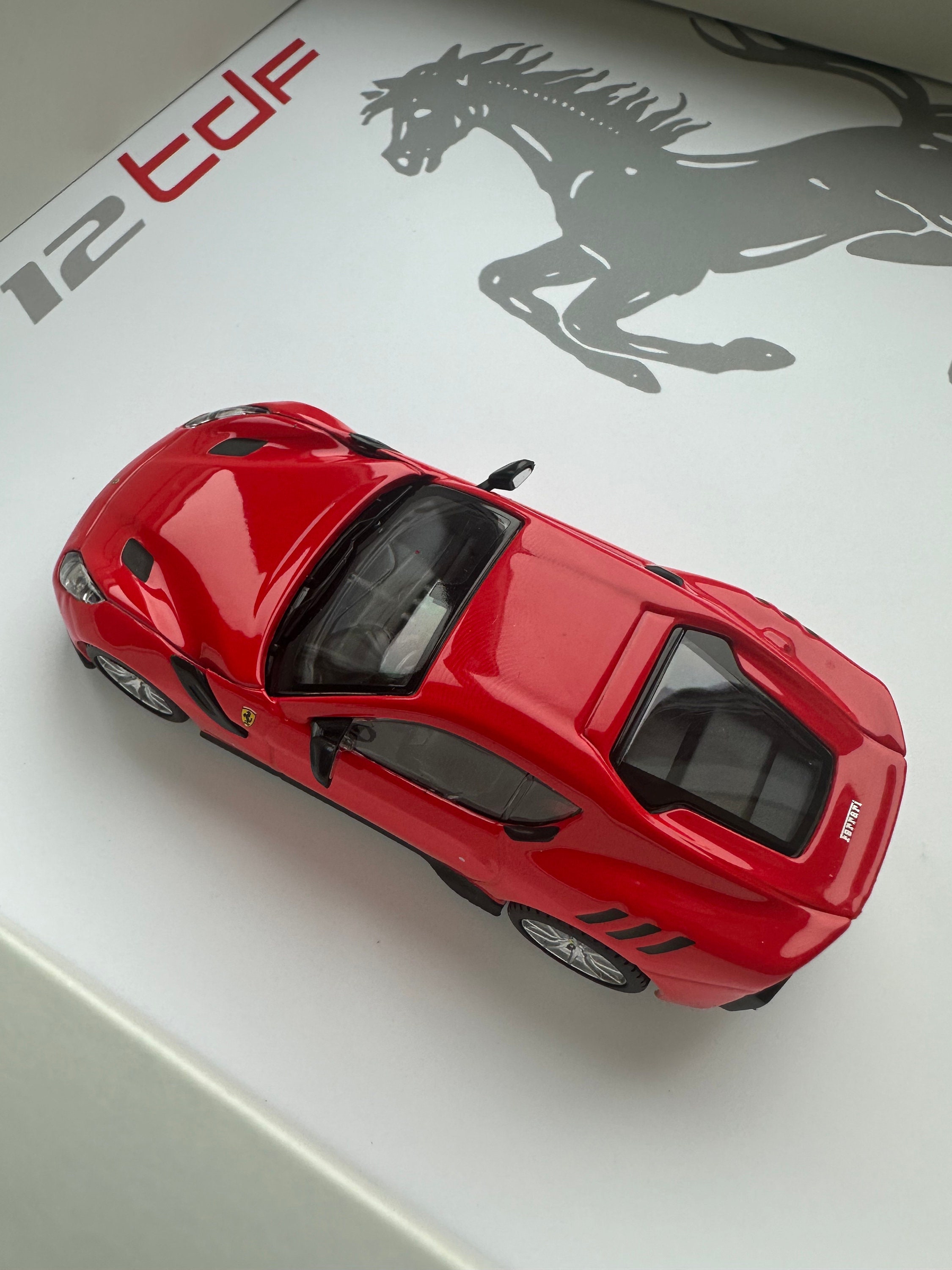 Ferrari F12 TDF 3D Shadow Box Framed Gift - Etsy