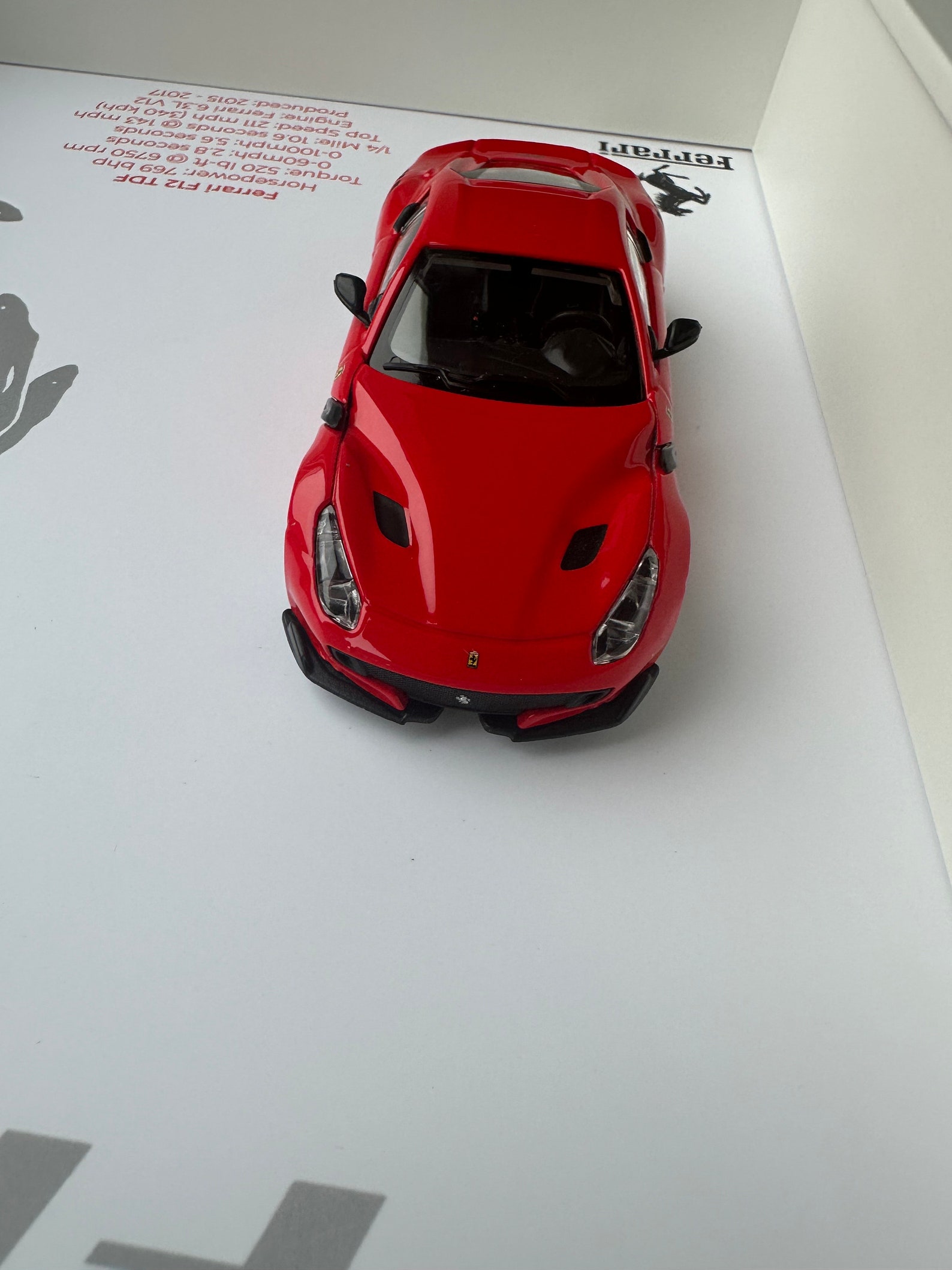Ferrari F12 TDF 3D Shadow Box Framed Gift - Etsy