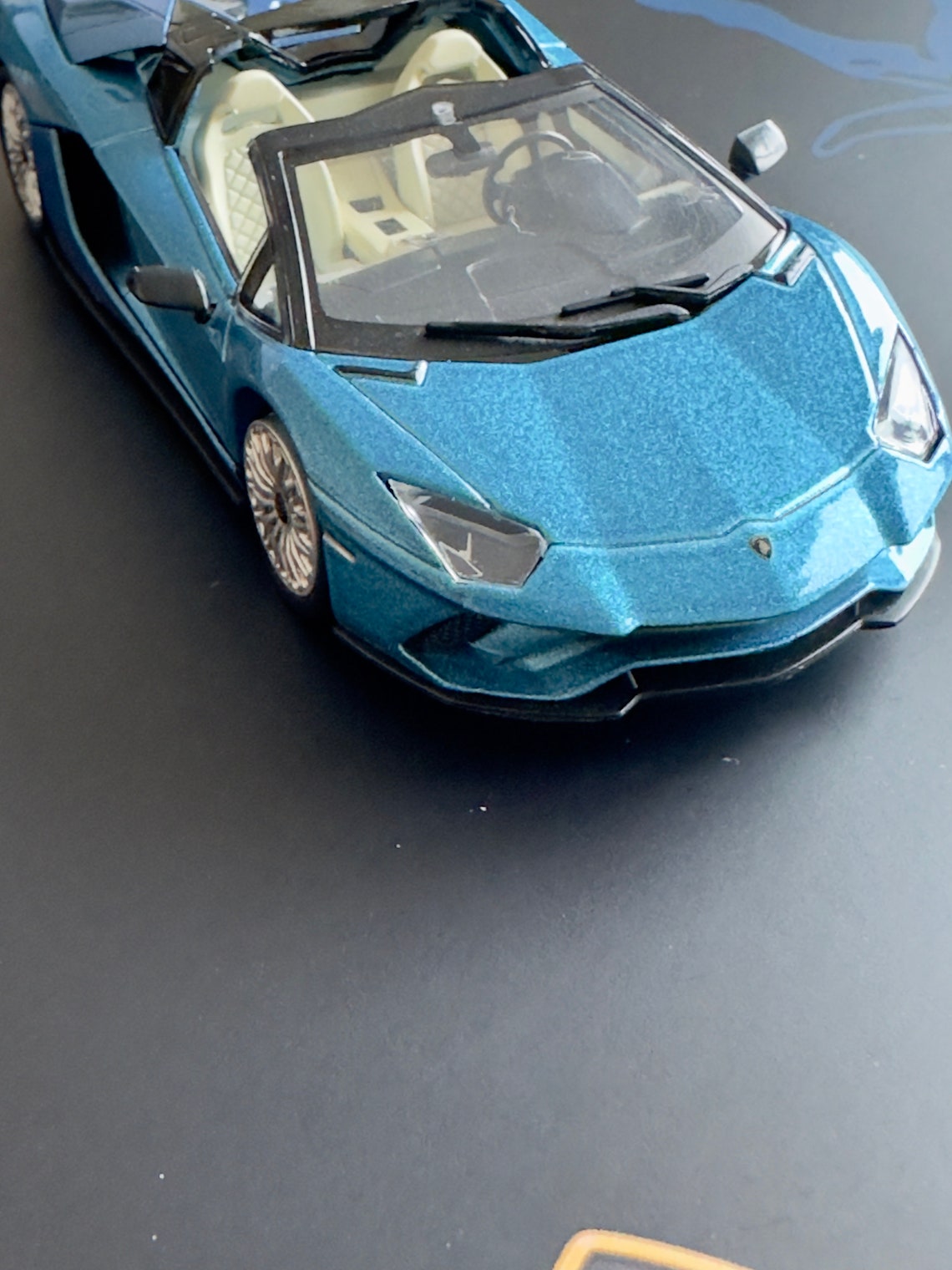 Lamborghini Aventador S Roadster Blue 3D Shadow Box Framed - Etsy UK