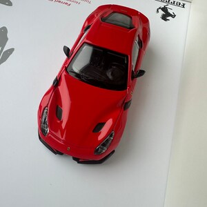 Ferrari F12 TDF 3D Shadow Box Framed Gift - Etsy