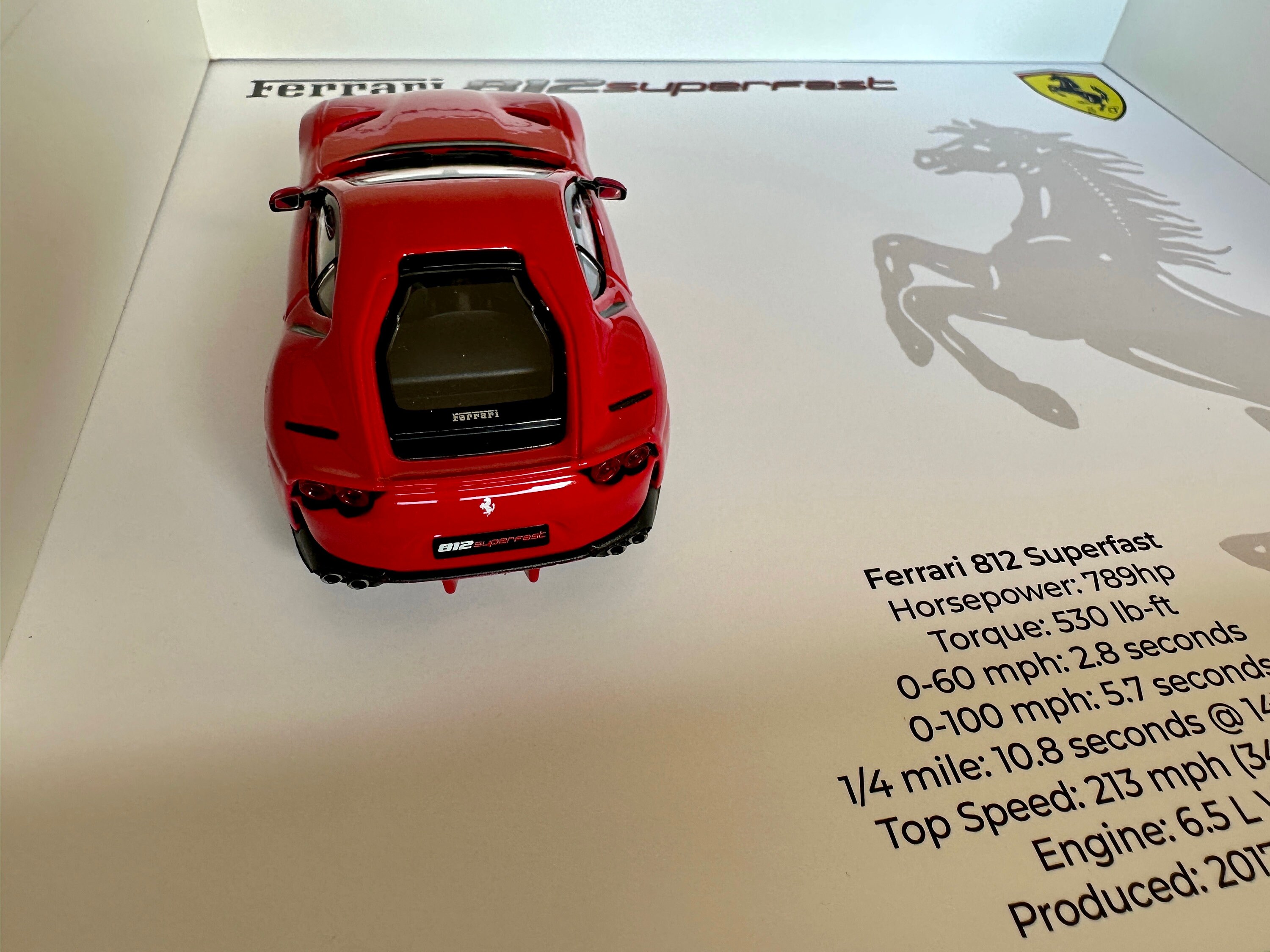 Ferrari 812 Superfast 3D Shadow Box Framed Gift - Etsy