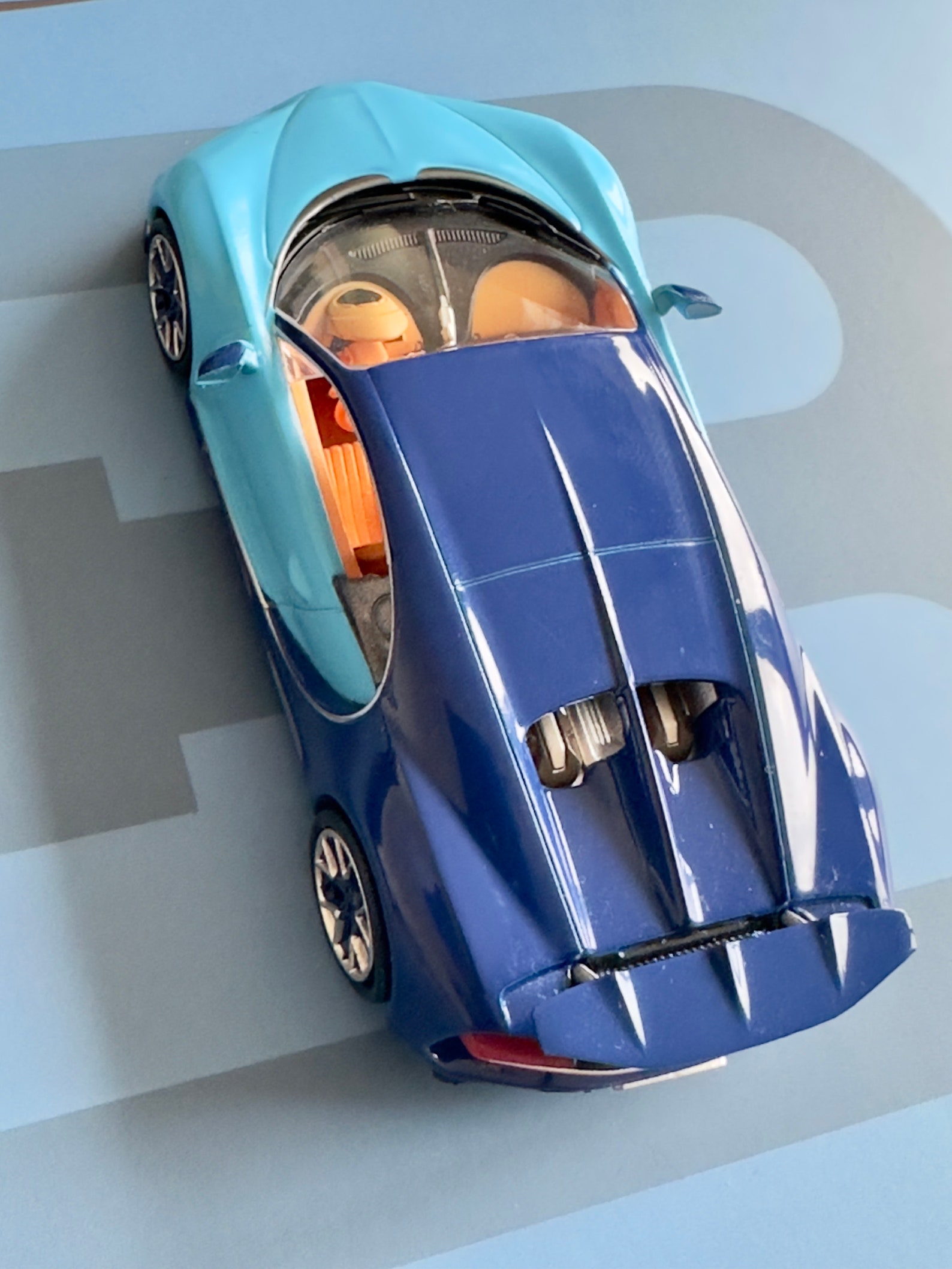 Bugatti Chiron Blue 3D Shadow Box Framed Gift Car - Etsy