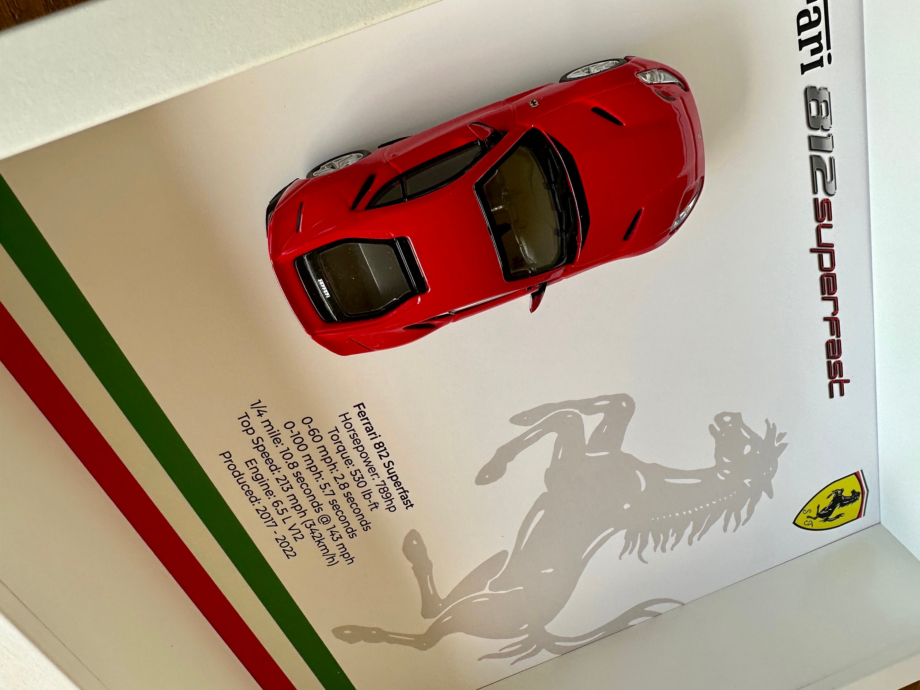 Ferrari 812 Superfast 3D Shadow Box Framed Gift - Etsy