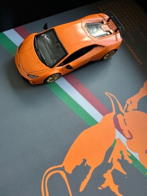 Lamborghini Huracan Performante Orange 3D Shadow Box Framed Gift Car - Etsy