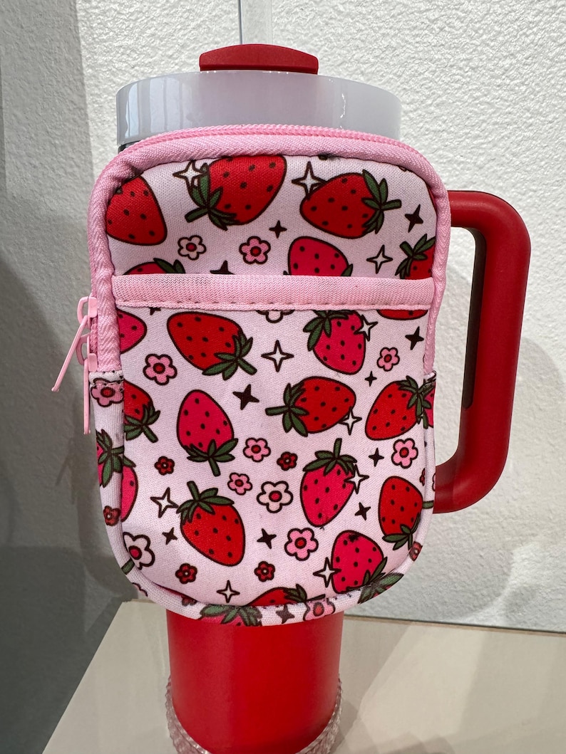 Strawberry Tumbler Wallets - Etsy
