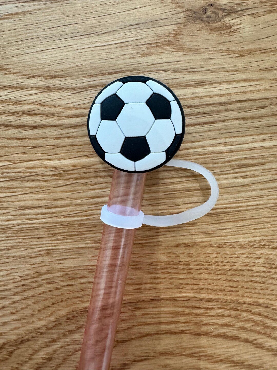 Soccer Straw Toppers - Etsy