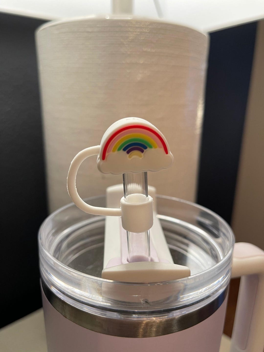 Rainbow Straw Toppers - Etsy