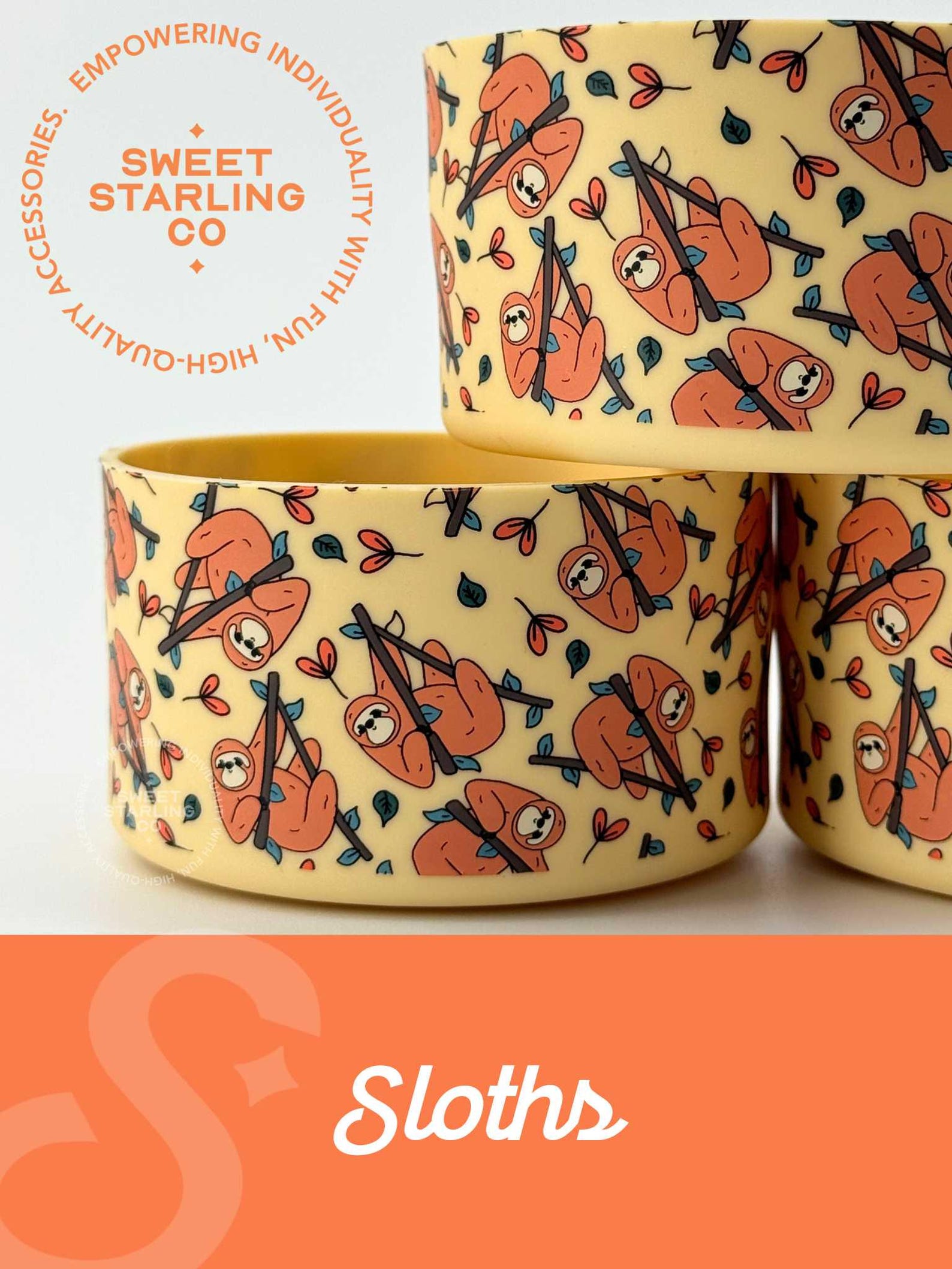 Sloths Tumbler Boots - Etsy