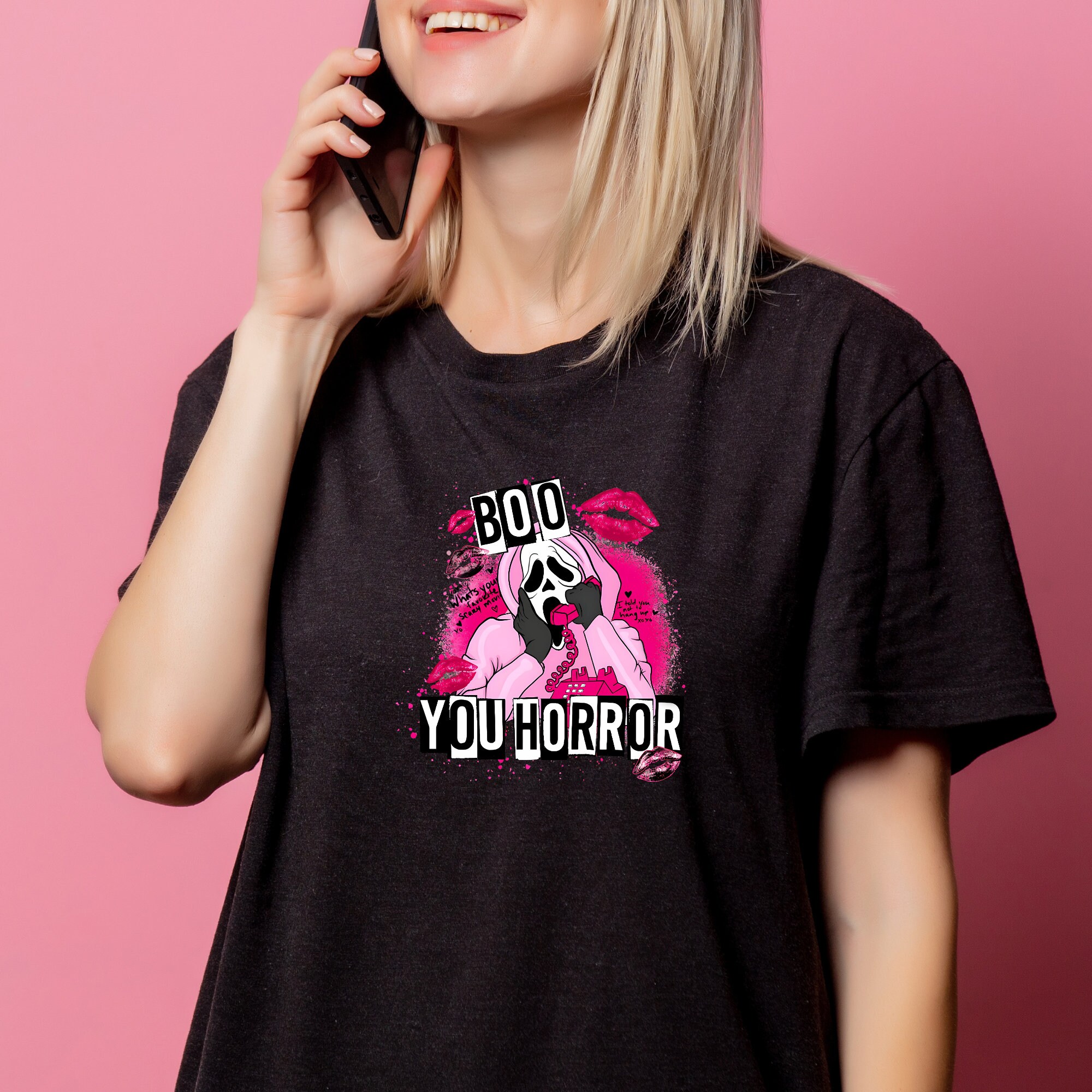 Boo You Horror Scream Character PNG Sublimation File - Etsy