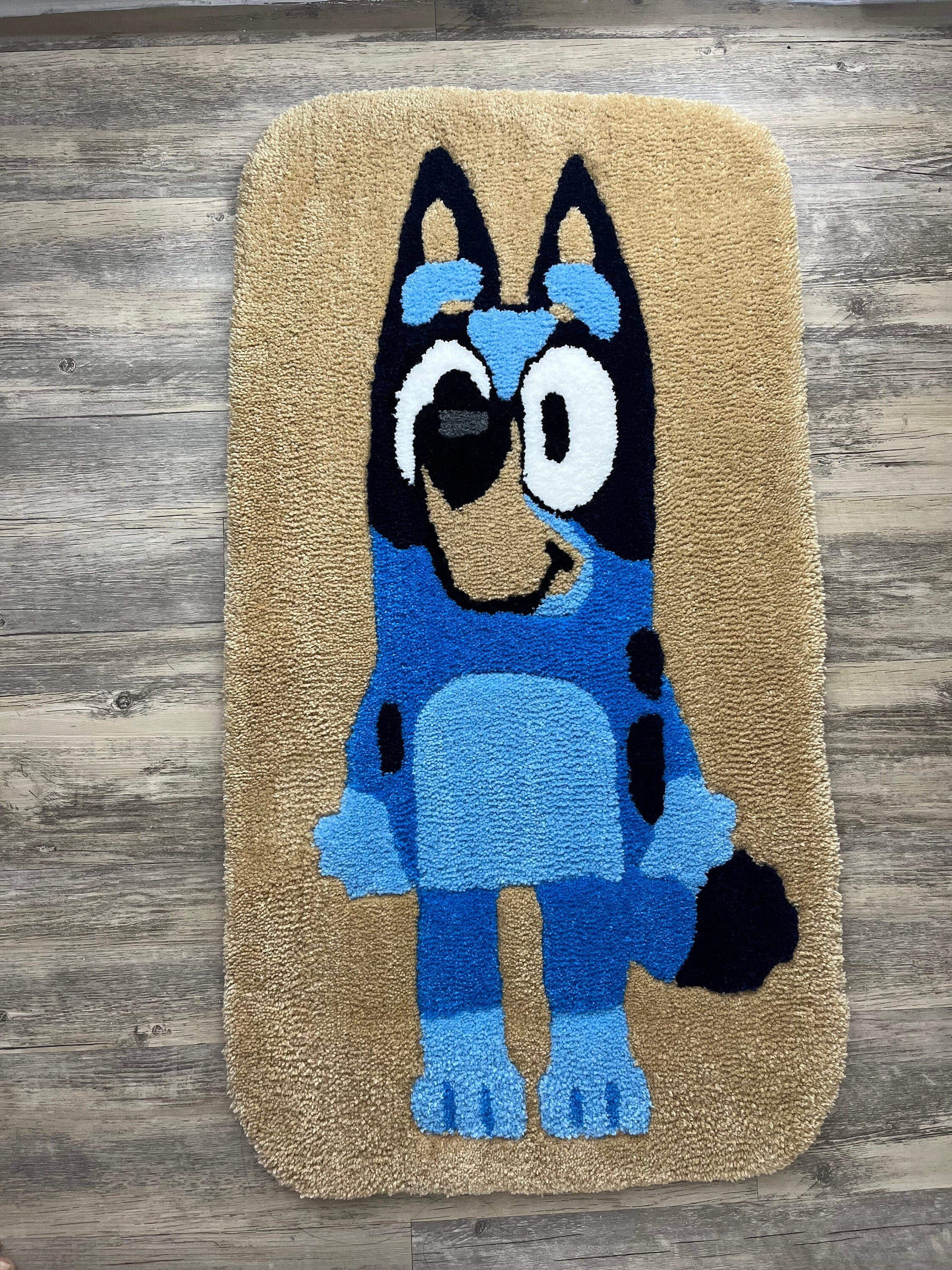 Customizable Bluey Inspired Rug - Etsy