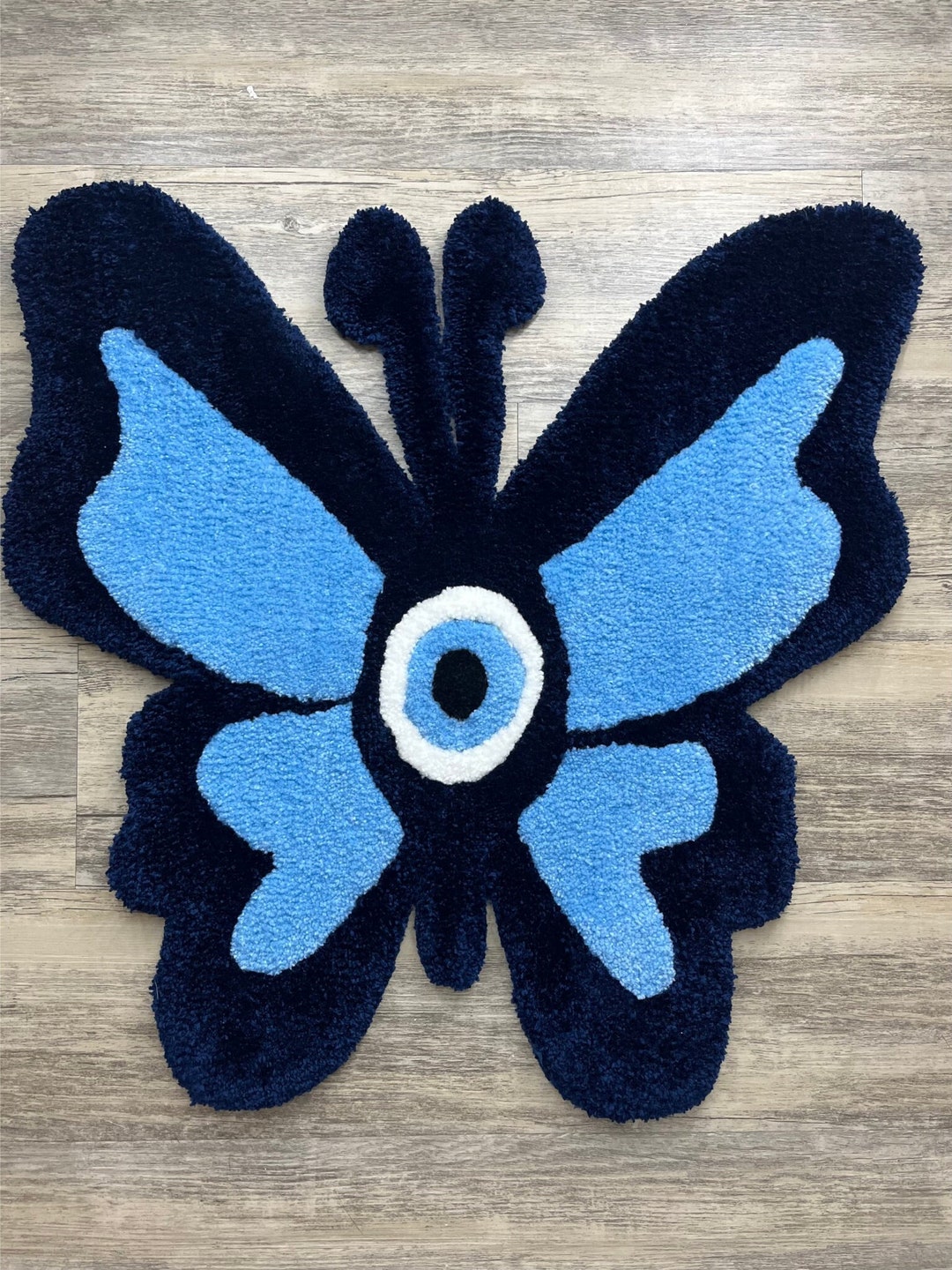 Evil Eye Butterfly Nazar Rug - Etsy