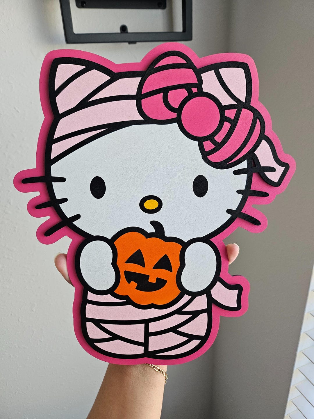 Mummy Kitty Wall Art Cute Decor Wall Decor - Etsy