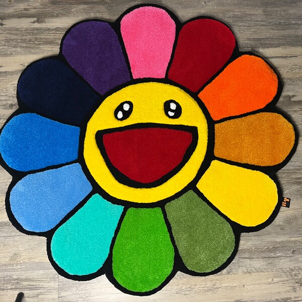 Flower Rug - Etsy
