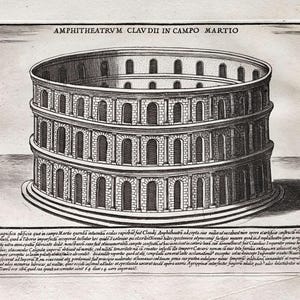 1699 ANCIENT ROME Antique Print. Original Copperplate Engraving. Roman ...