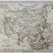 1814 ASIA Antique Map 19th Century Original Map Antique Asian Print ...