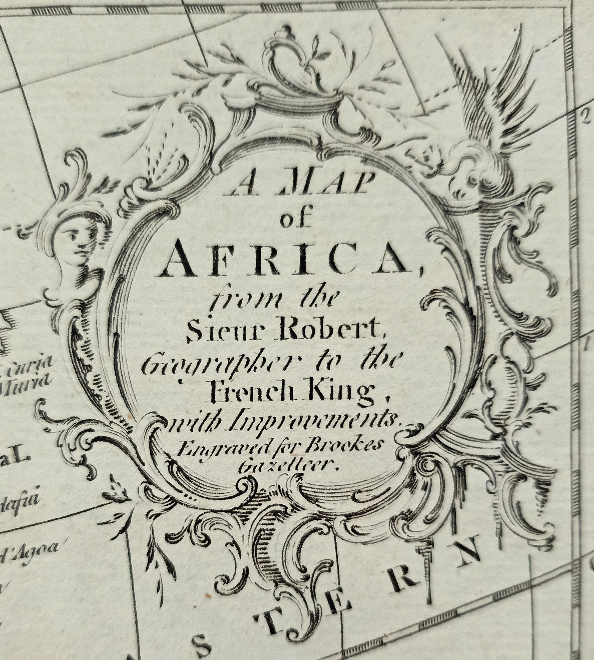 1782 Antique Africa Map. African Continent Map. Original 18th Century ...