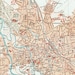 1893 Germany HANNOVER Antique City Map Vintage City Print 19th Century ...