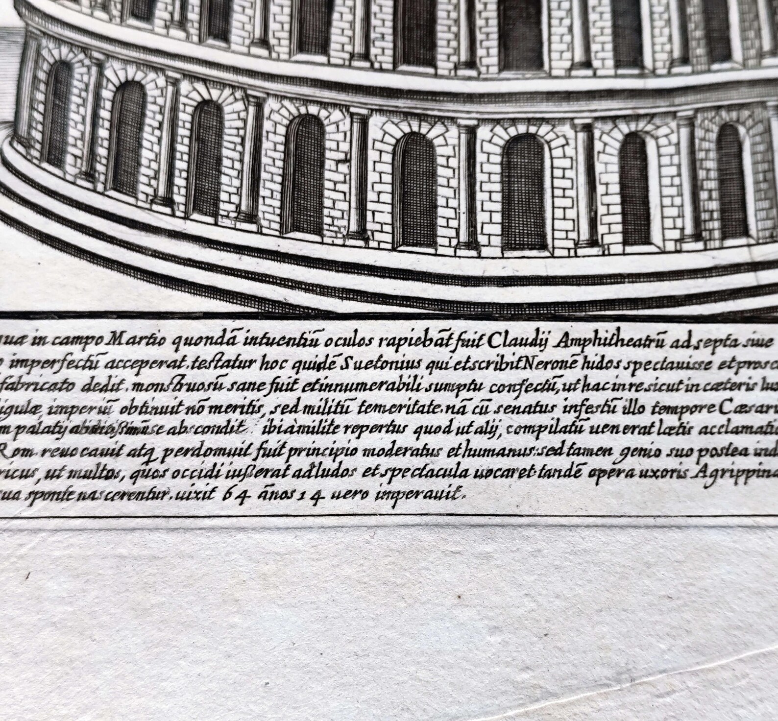 1699 ANCIENT ROME Antique Print. Original Copperplate Engraving. Roman ...