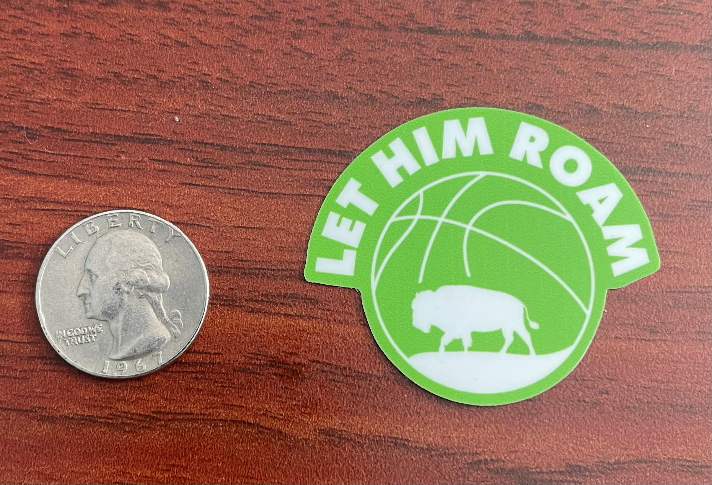 Let Him Roam - Die Cut Vinyl Sticker - Etsy