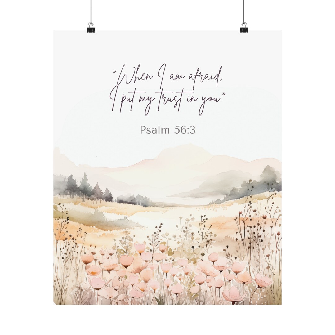 2024 Year Text Peaceful Meadow Matte Vertical Poster - Etsy