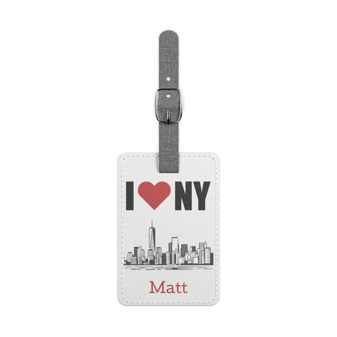 Personalized Luggage Tag - New York City - Etsy