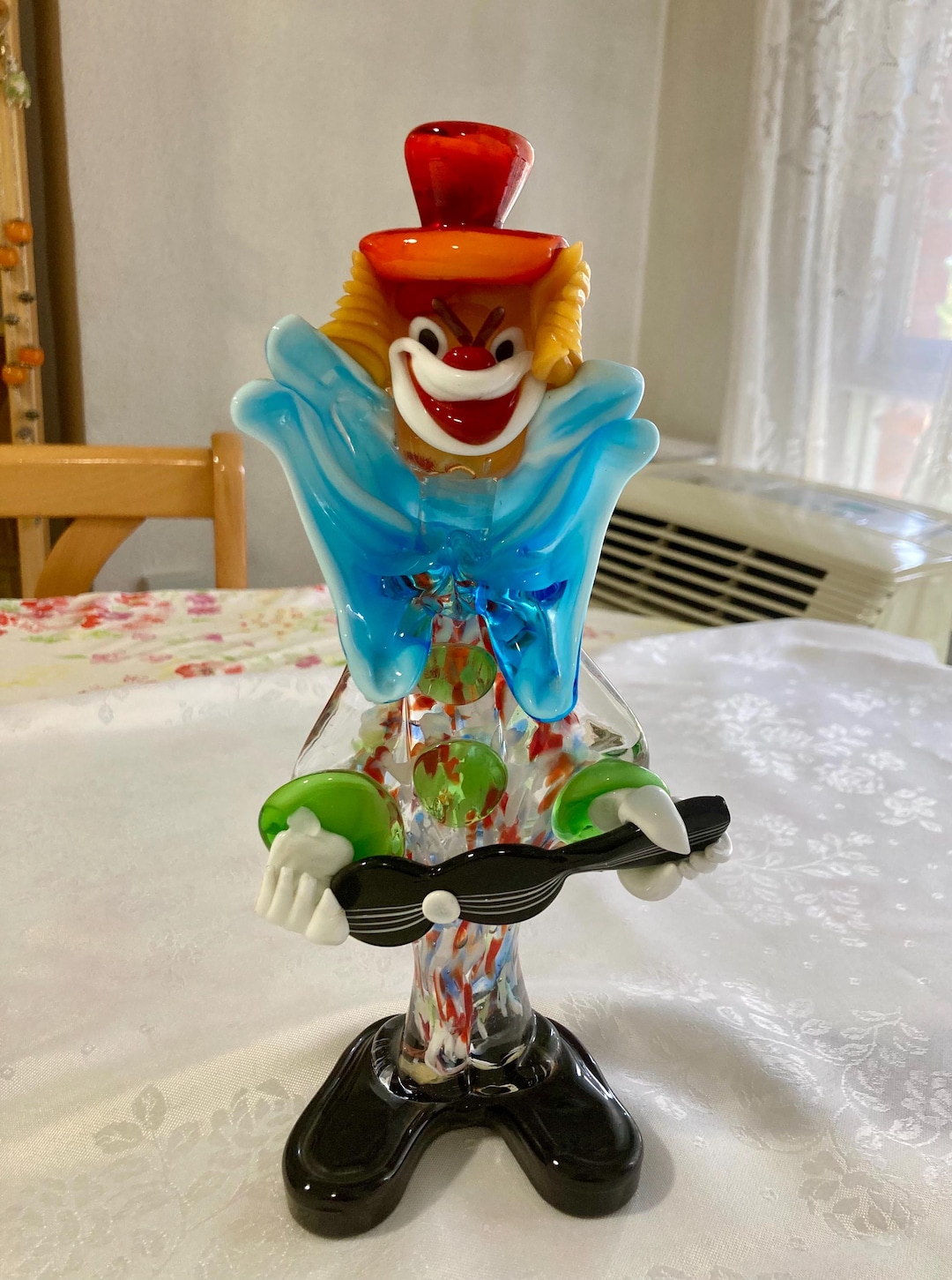 MURANO CLOWN With Guitar - Etsy