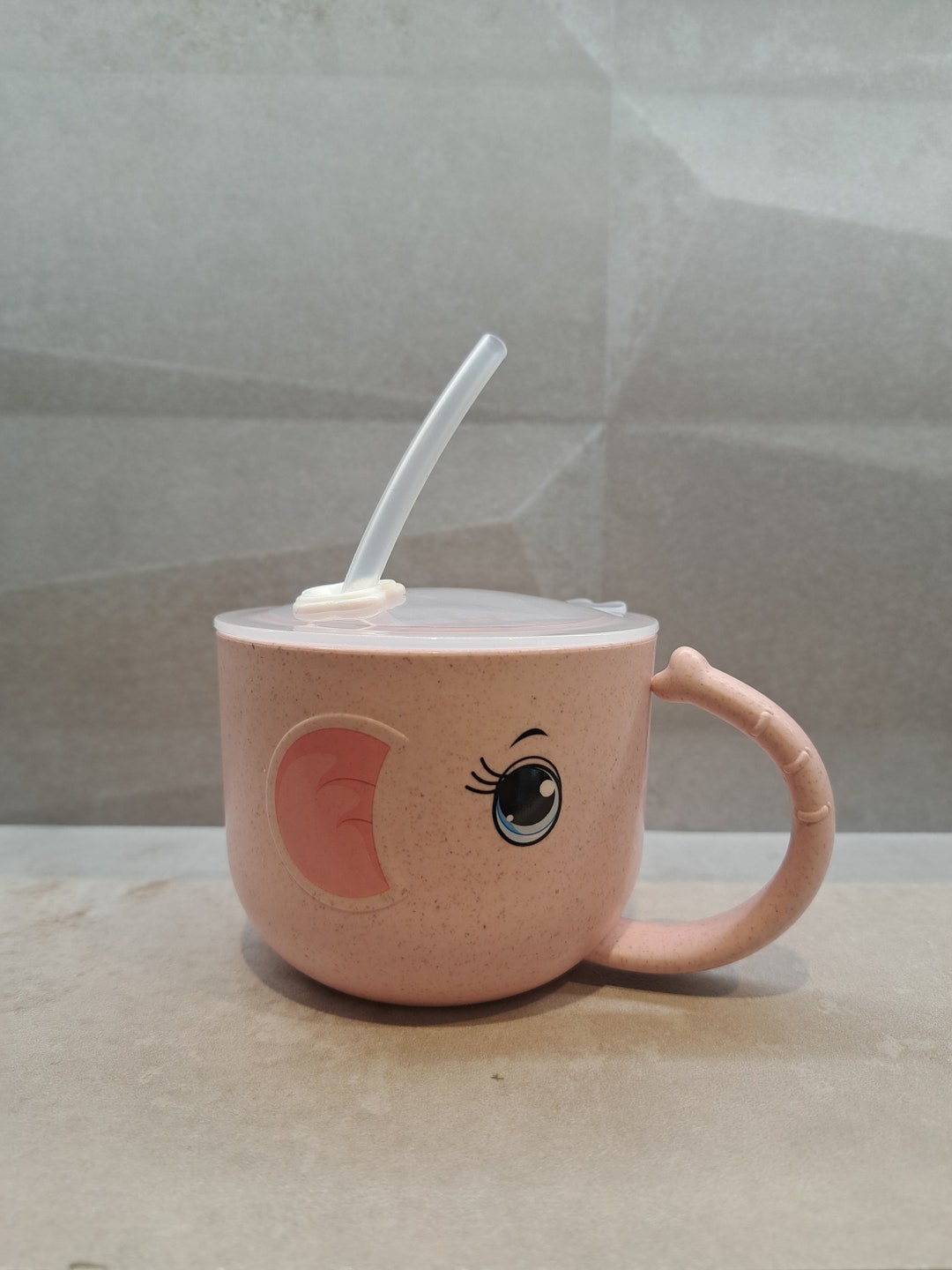 Kids Elephant Sippy Cup - Etsy