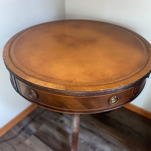 Shop Leather Top Table - Etsy
