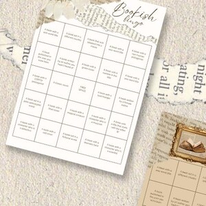 Bookish Bingo Reading Challenge: Printable TBR Game (digital Download ...