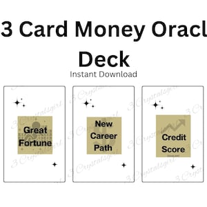Money Oracle Deck Digital Download - Etsy